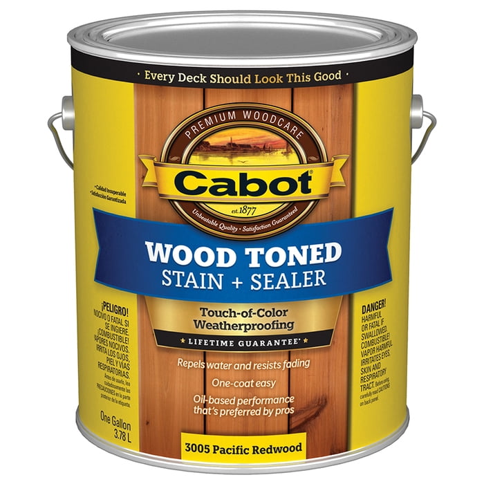 8-Pack of 1 gal Cabot 3005 Pacific Redwood Wood Toned Deck & Siding ...