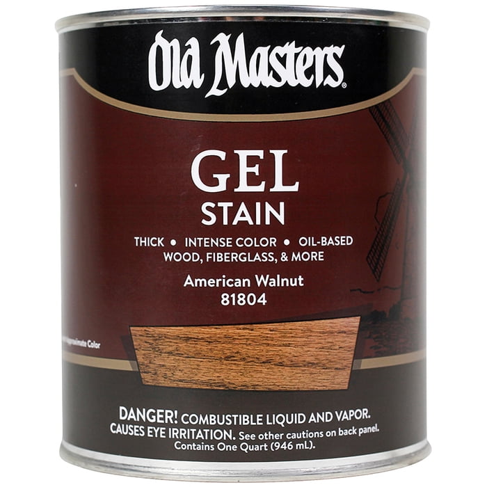 8-Pack of 1 qt Old Masters 81804 Old Masters American Walnut Oil-Based ...
