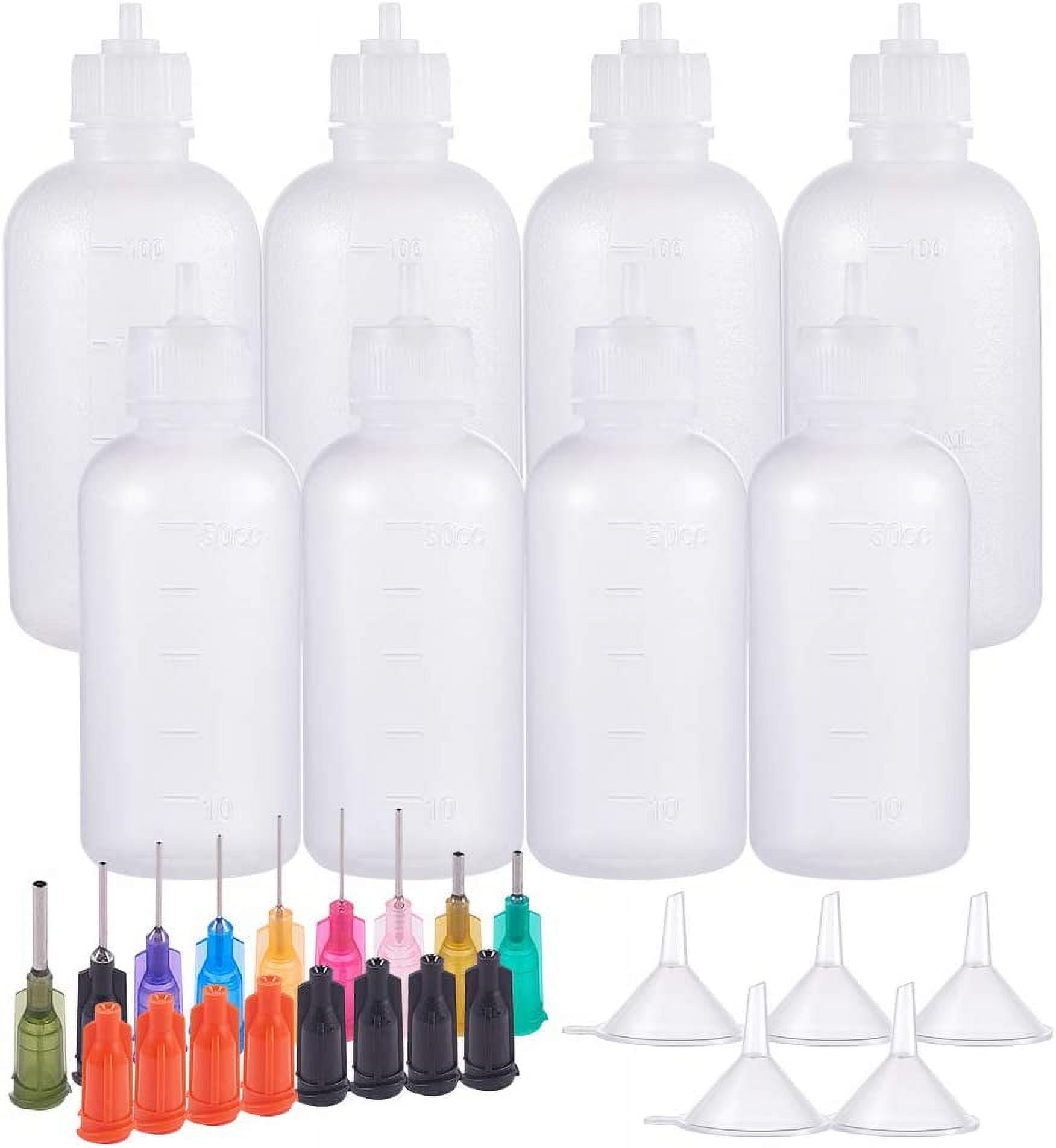8 Packs 1.7/3.4oz Multi-purpose DIY Precision Tip Applicator Bottles ...