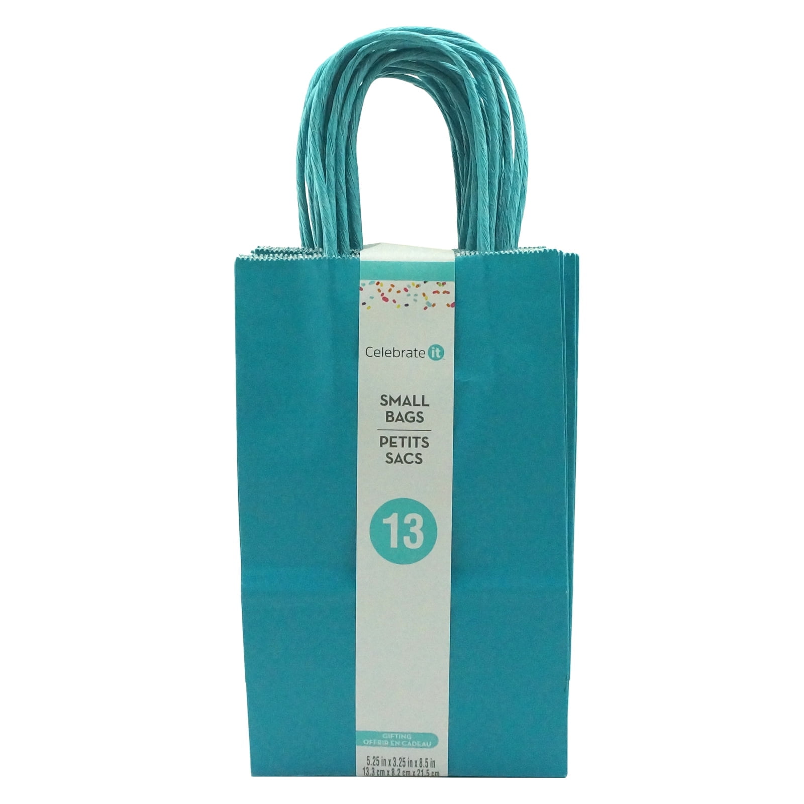 8 Packs: 13 ct. (104 total) Small Solid Gift Bags by Celebrate It ...
