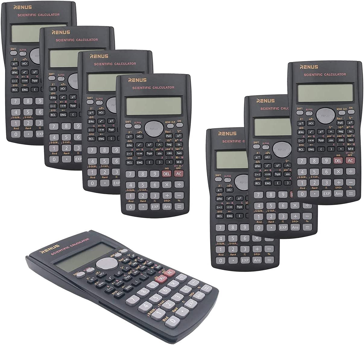 8 Packs, 2-Line Engineering Scientific Calculator Function Calculator ...