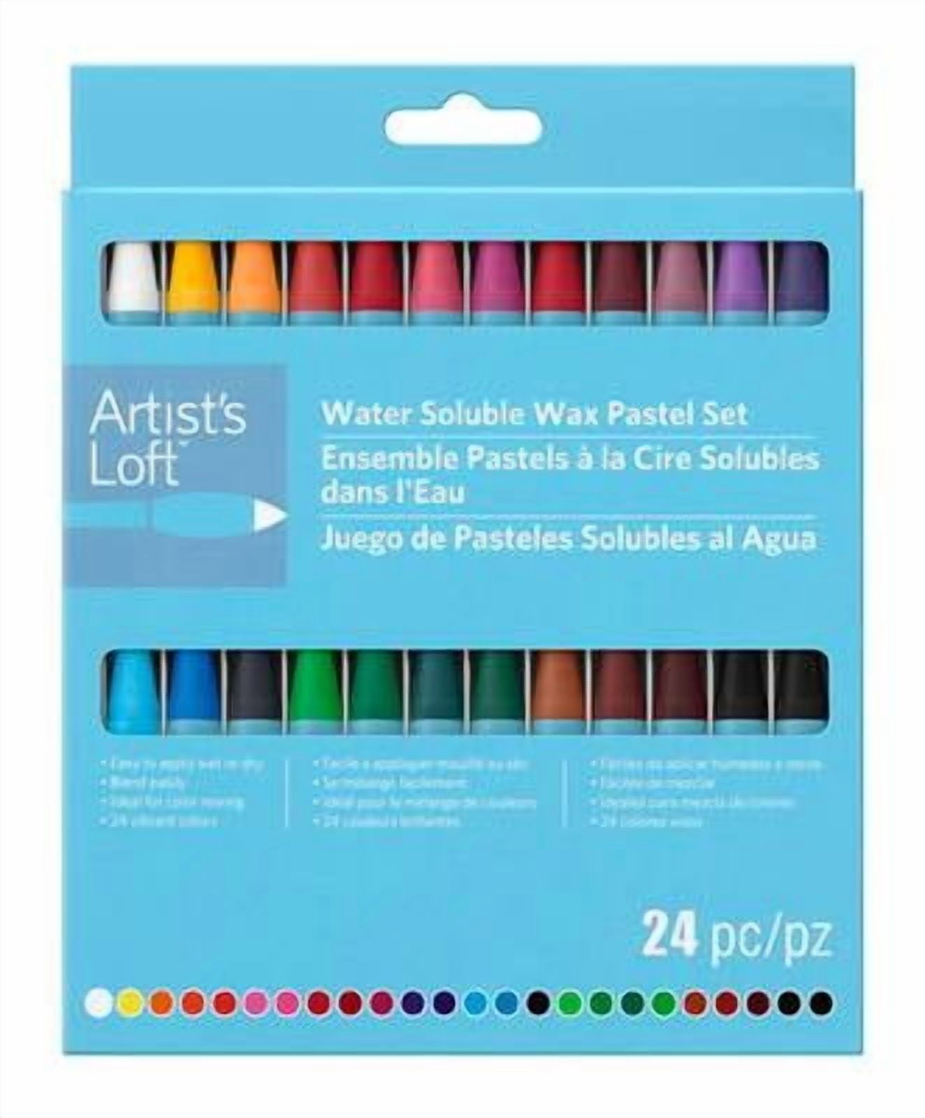8 Packs: 24 ct. (192 total) Water Soluble Wax Pastels by Artist's Loft® - Walmart.com