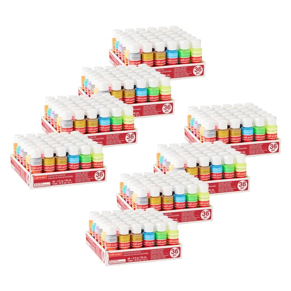 8 Packs: 36 ct. (288 total) Essential Paint Value Set by Craft Smart ...