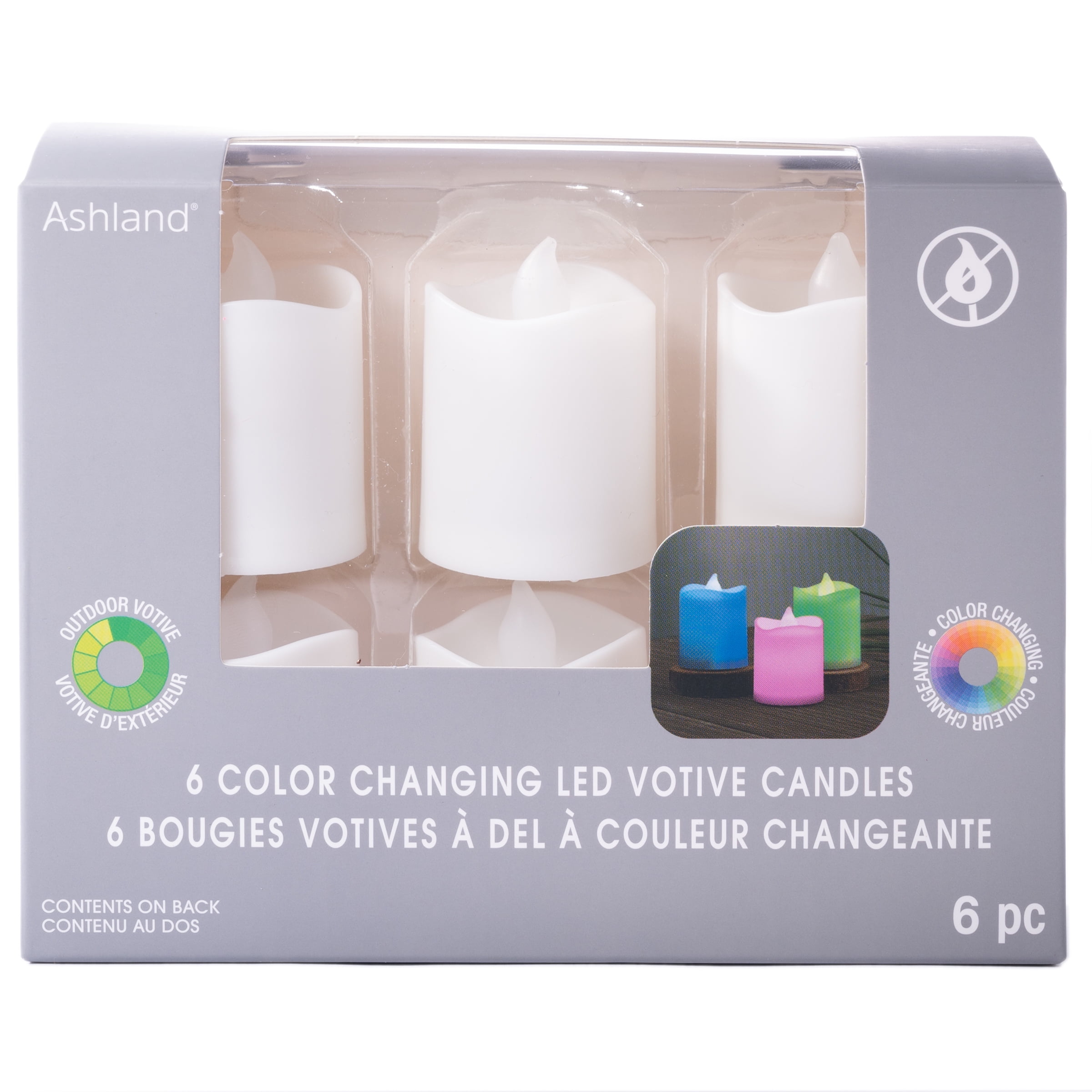 8 Packs: 6 ct. (48 total) Color Changing LED Votive Candles Set by ...