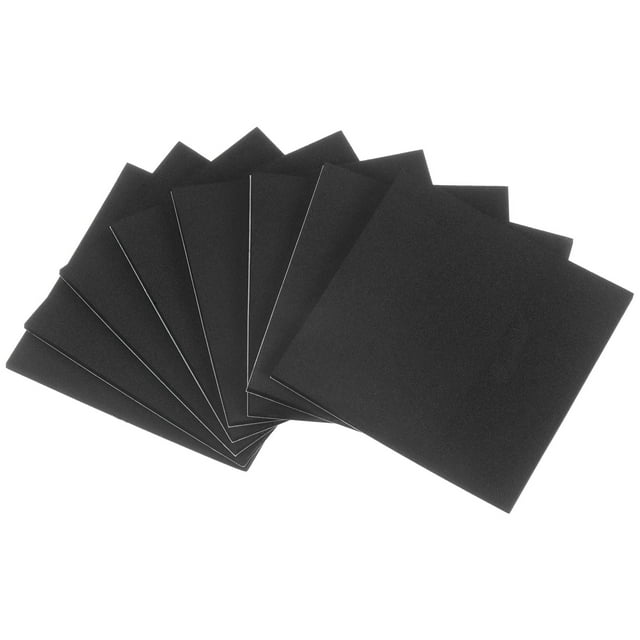 8 Packs Adhesive Foam Padding Sheets 1/8" Thick x 4" Long Square EVA ...