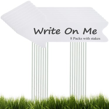 5 Pack Yard Sign Stakes- Metal Heavy Duty 17” Tall H-Stakes for Yard ...