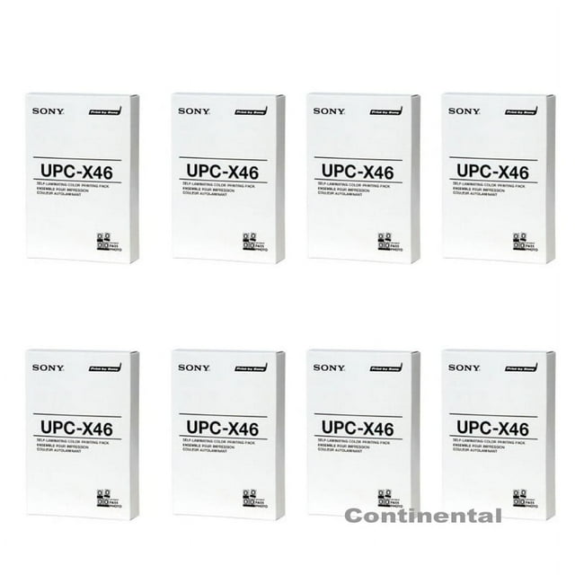 8 Packs DNP UPC-X46 4x6" Self-Laminating Color Printing Pack for the ...