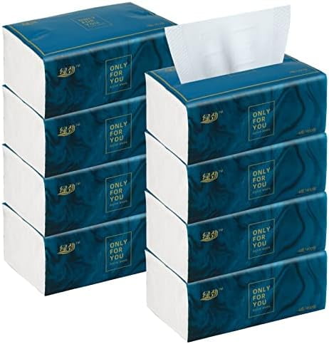 8 Packs Disposable Facial Tissue, Toilet Paper, Native Wood Pulp Fiber ...