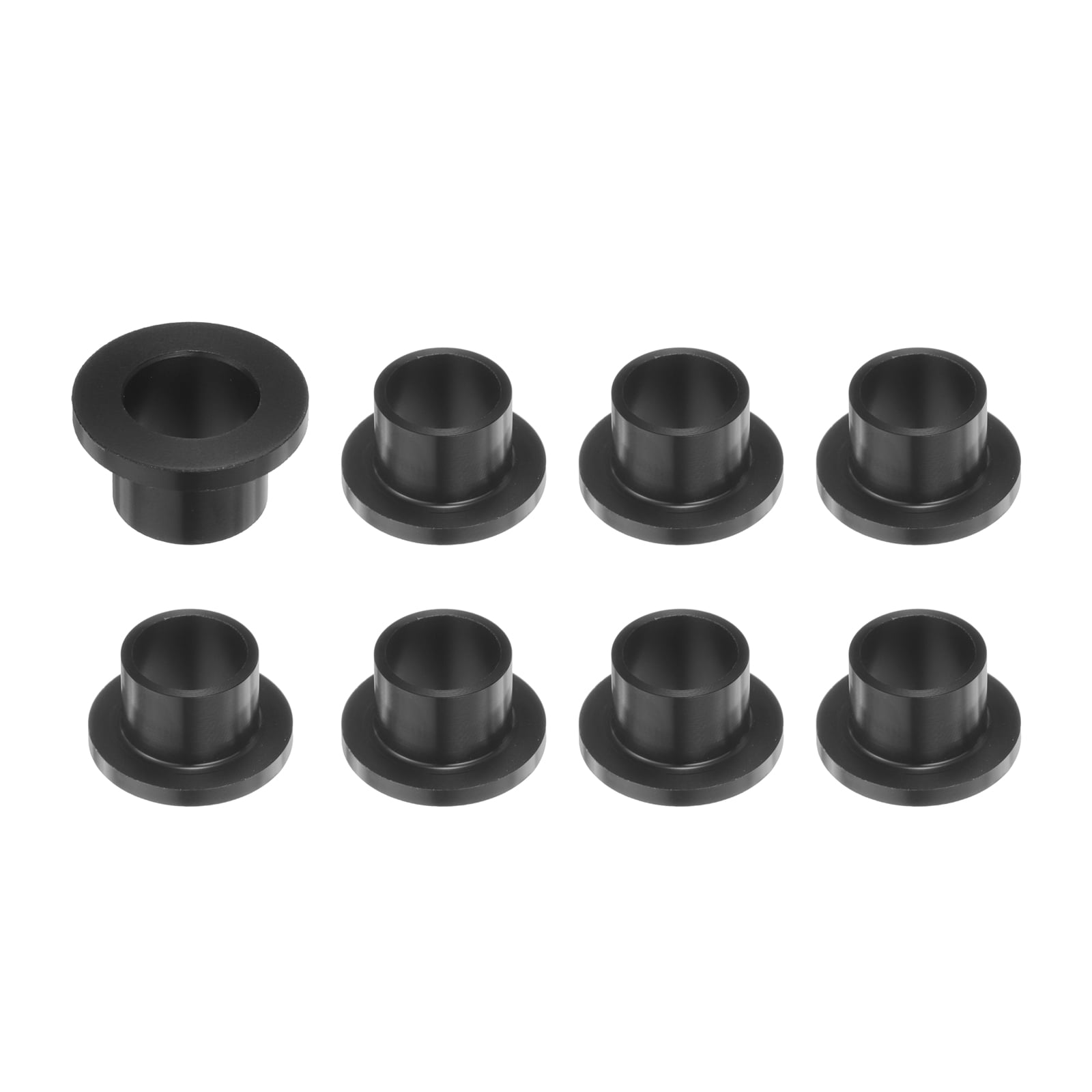 8 Packs Flanged Sleeve Bearings Plastic Bushings 10mm Bore x 12mm OD x ...
