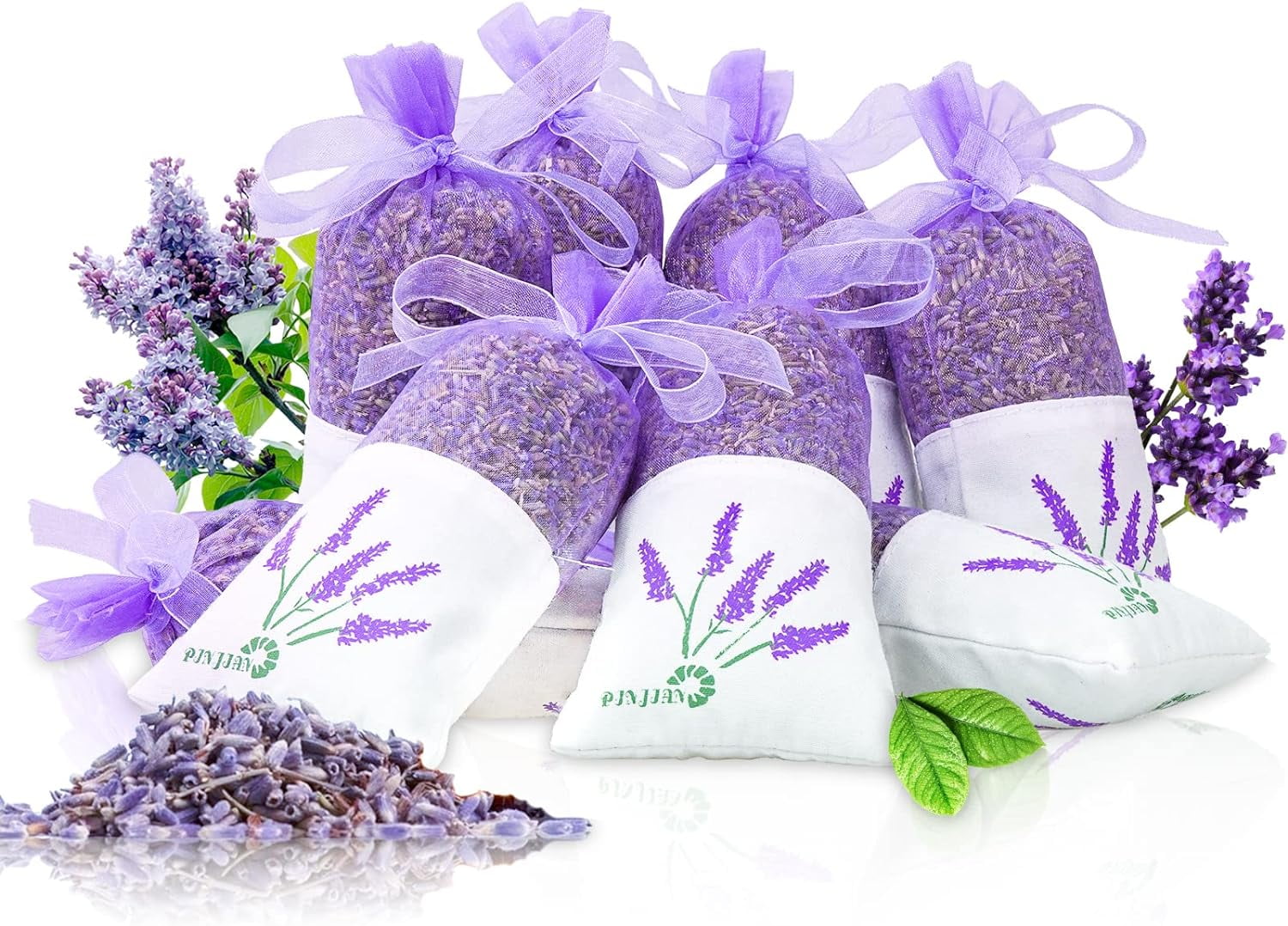 8 Packs French Lavender Sachets for Drawers and Closets Fresh Scents ...