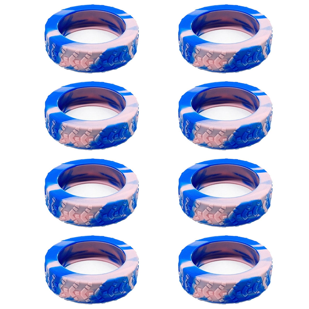 8 Packs Luggage Wheel Covers Silicone, Suitcase Wheels Protector Cover ...