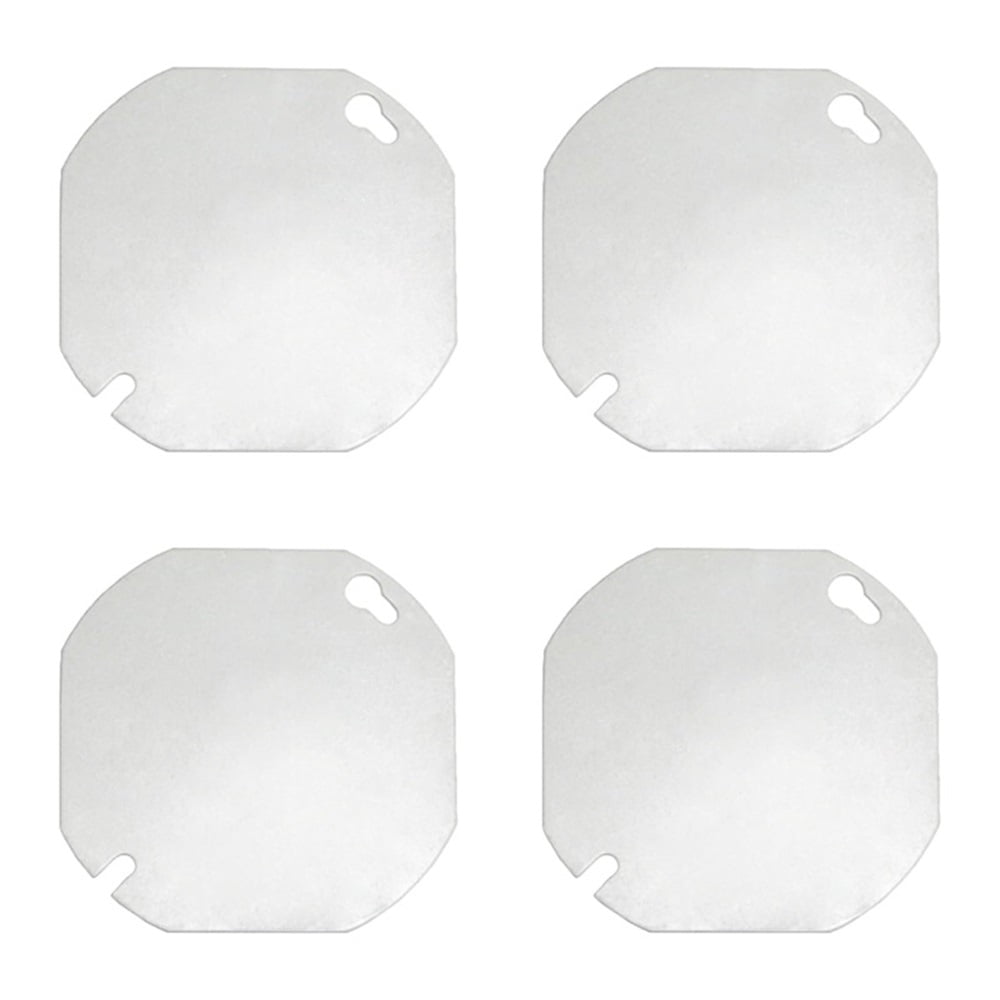 8 Packs Octagon Electrical Box Cover,Metal Junction Box Covers, Blank ...