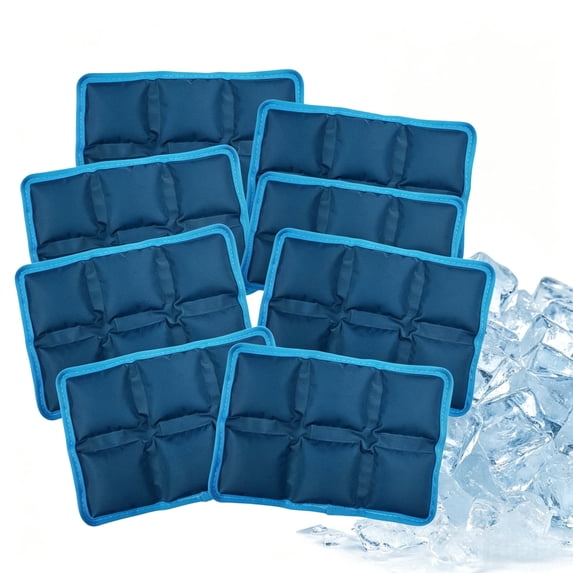 8 Packs Reusable Freezer Packs Cold Sheets Freezer Ice Packs Cold ...