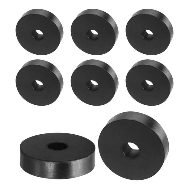 8 Packs Rubber Spacers 40mm OD, 10mm ID, 10mm Height Round Anti ...