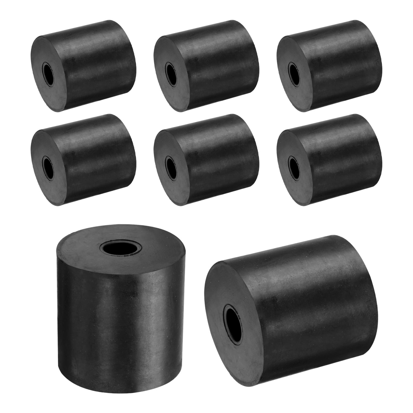 8 Packs Rubber Spacers 40mm OD, 10mm ID, 40mm Height Round Anti ...