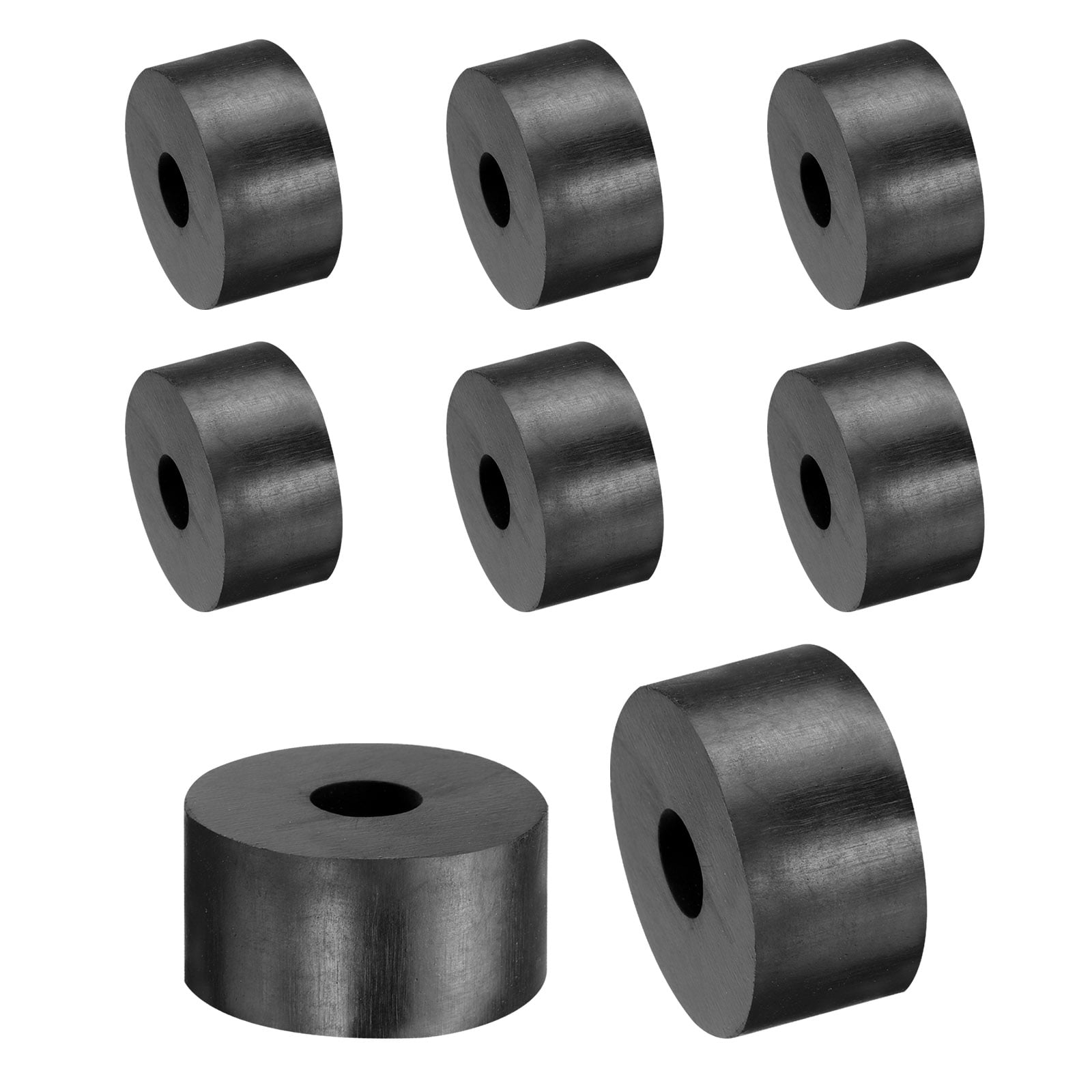 8 Packs Rubber Spacers 40mm OD, 12mm ID, 20mm Height Round Anti ...