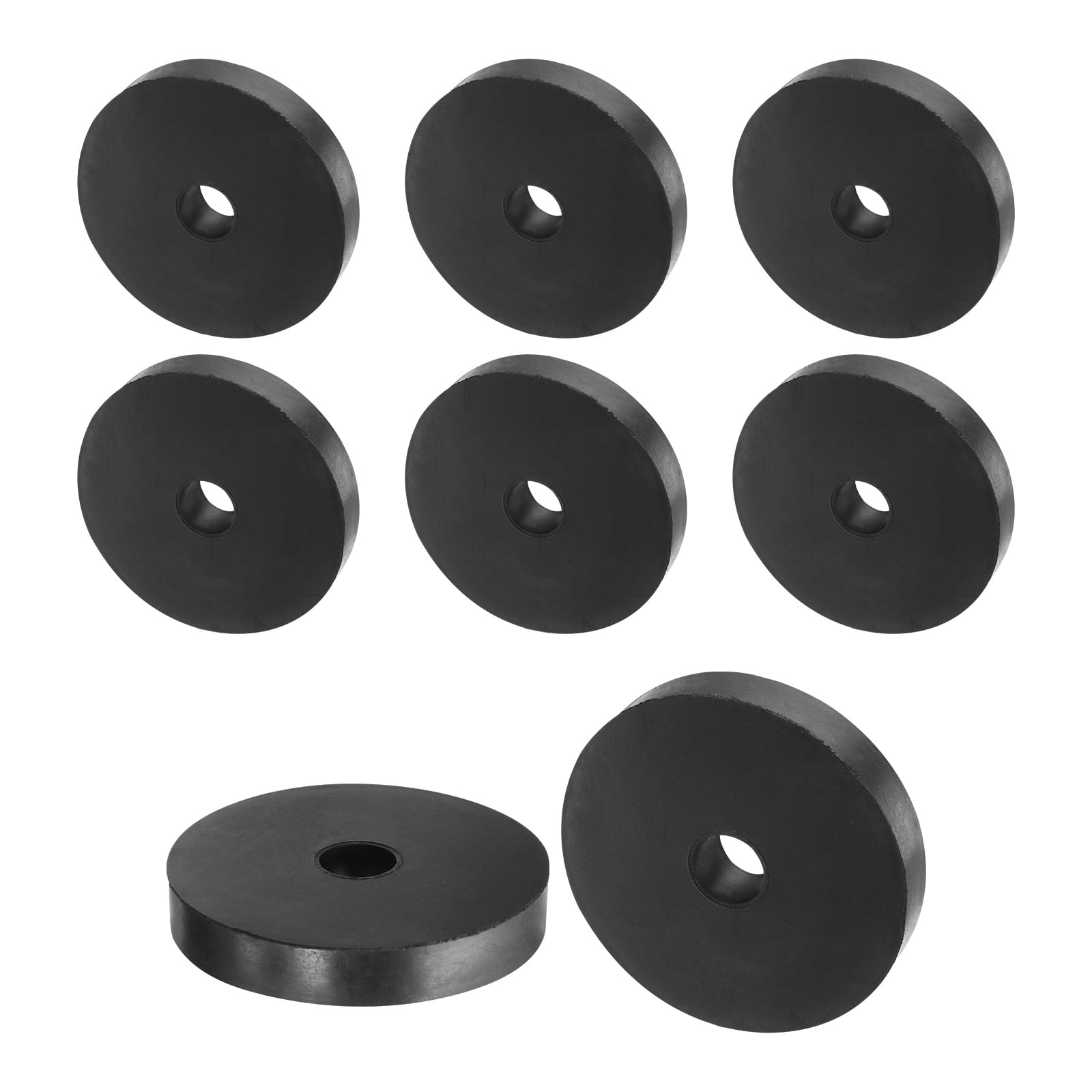 8 Packs Rubber Spacers 60mm OD, 12mm ID, 10mm Height Round Anti ...