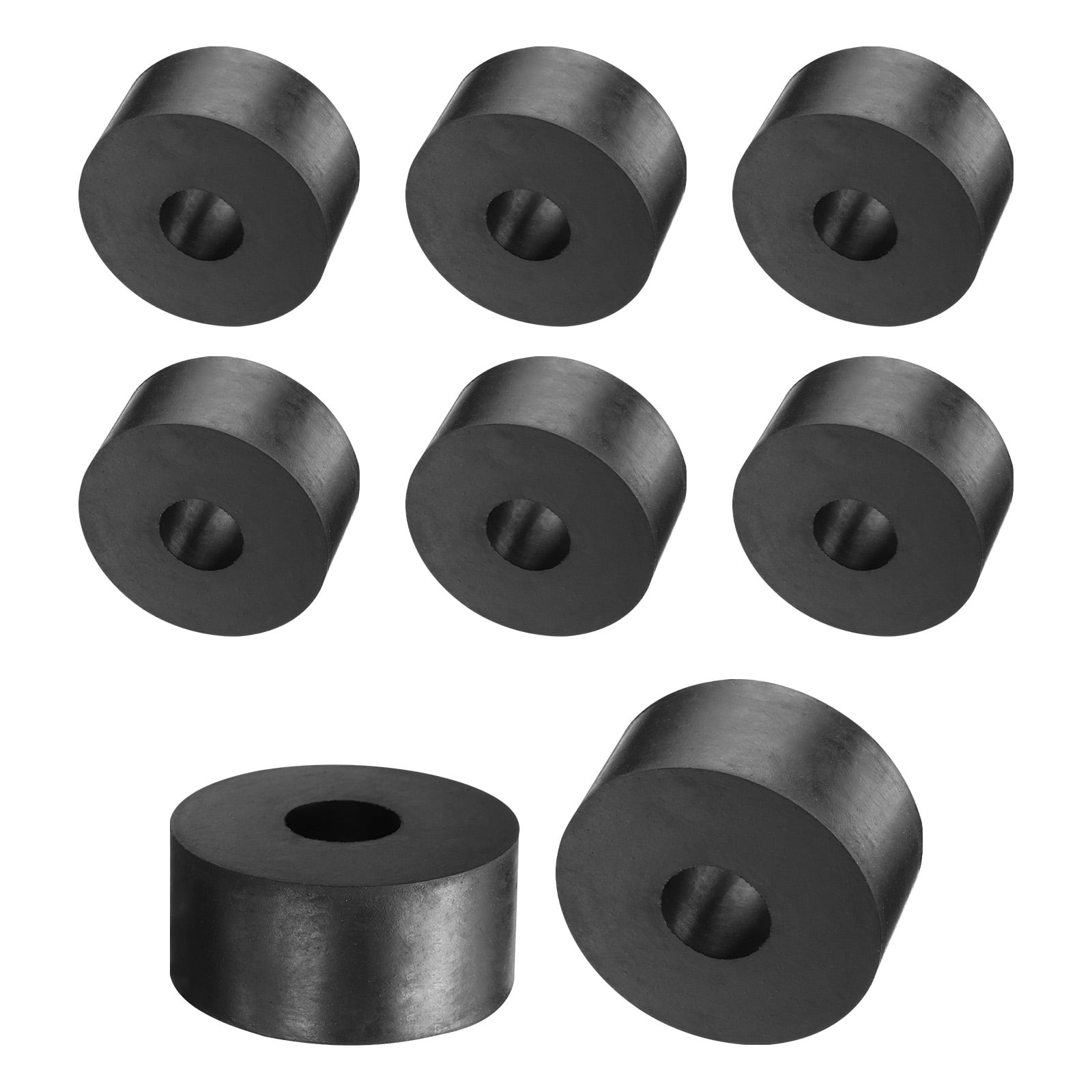 8 Packs Rubber Spacers 60mm OD, 22mm ID, 30mm Height Round Anti ...