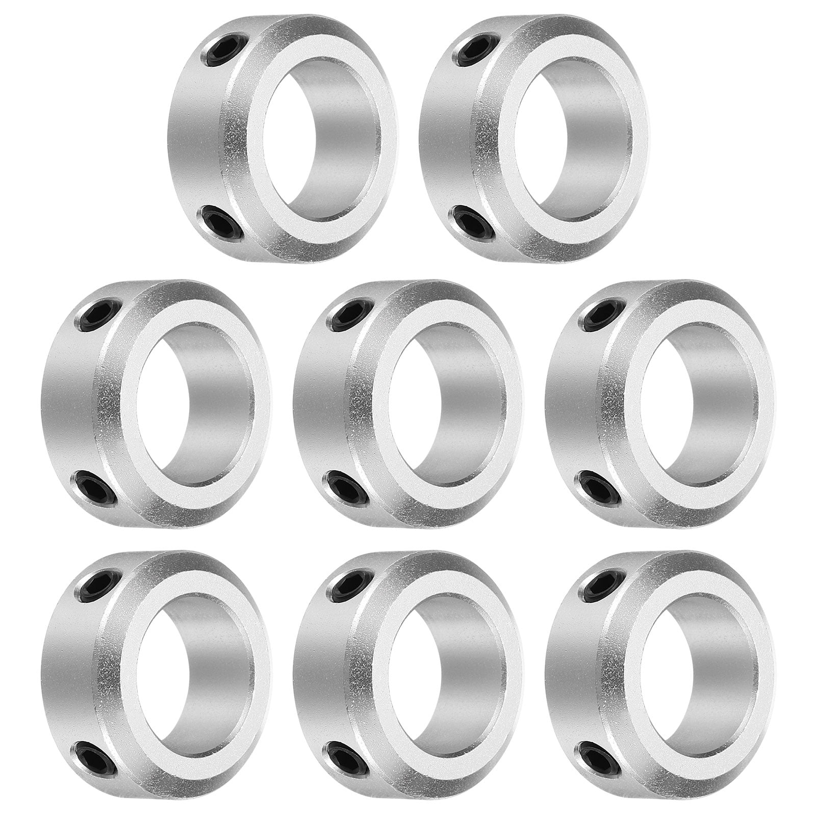 8 Packs Set Screw Collars 16mm Bore, Aluminum Shaft Collars, 26mm OD ...