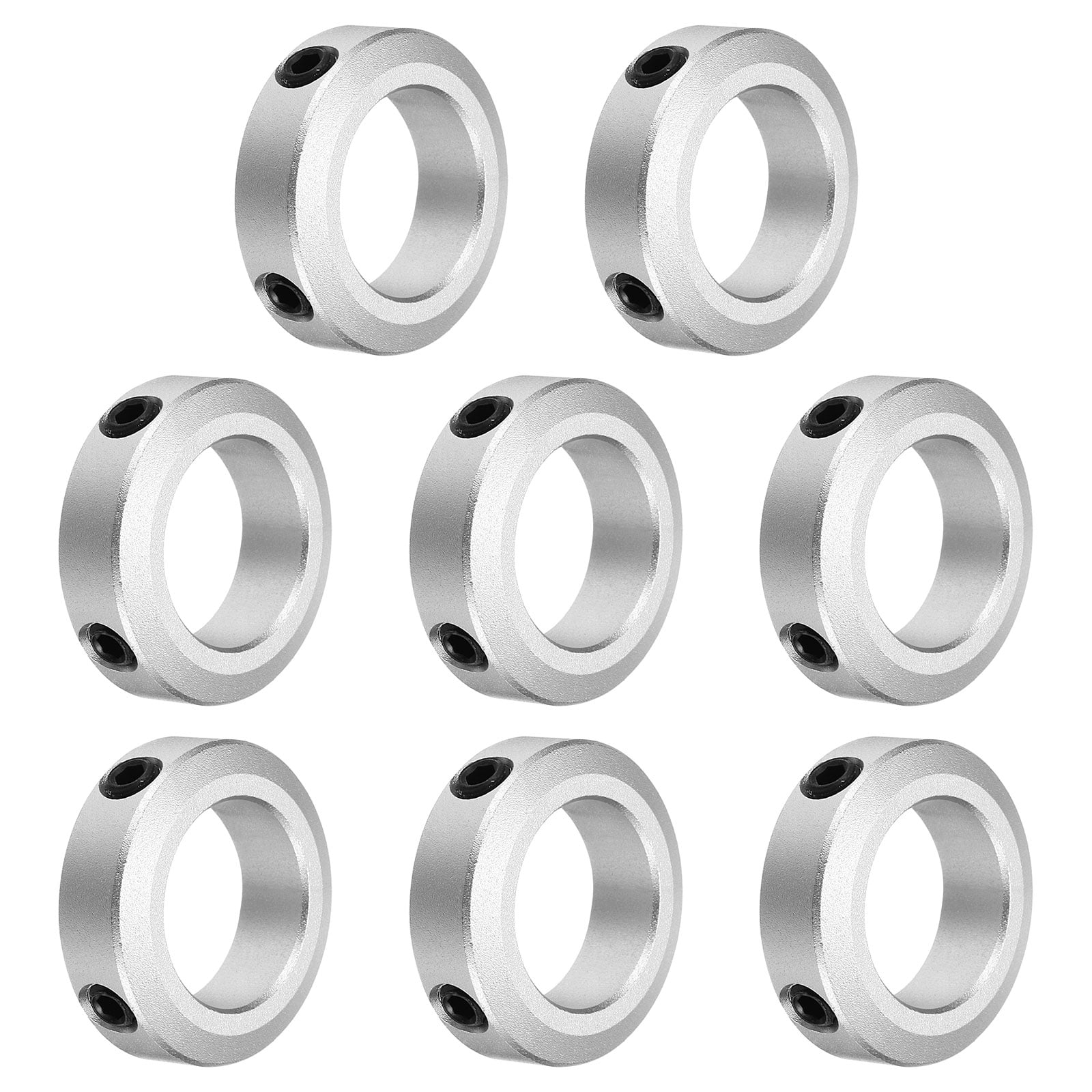 8 Packs Set Screw Collars 22mm Bore, Aluminum Shaft Collars, 35mm OD ...