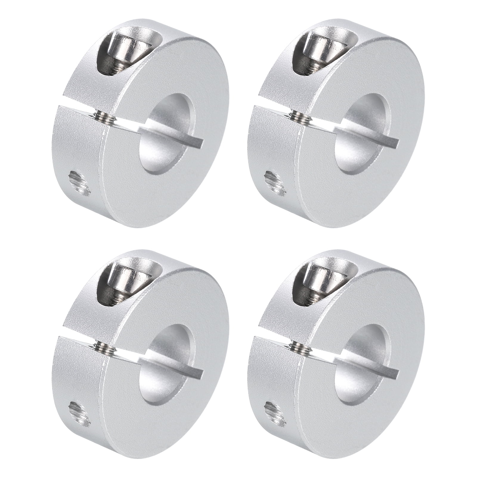 8 Packs Single Split Clamp-On Shaft Collar 12mm Bore One-Piece Clamping ...