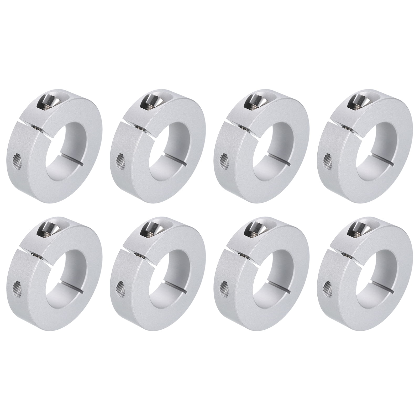 8 Packs Single Split Clamp-On Shaft Collar 30mm Bore One-Piece Clamping ...