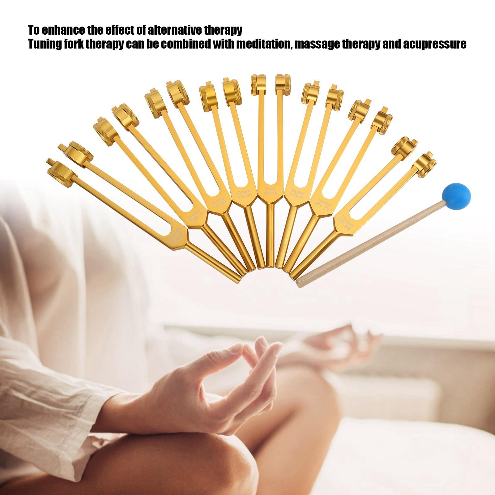 8 Packs Solfeggio Tuning Forks Set (Alloy ), Chakra Forks for Balancing ...