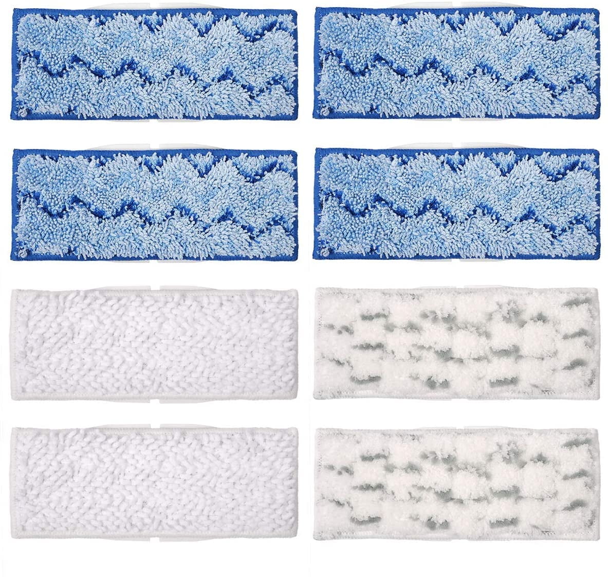 8 Packs Upgraded Washable Mopping Pads for iRobot Braava Jet 240 241 (4 ...