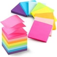(8 Pads) Pop-up Sticky Notes 3x3 Inches, 8 Bright Colors Super Sticky ...