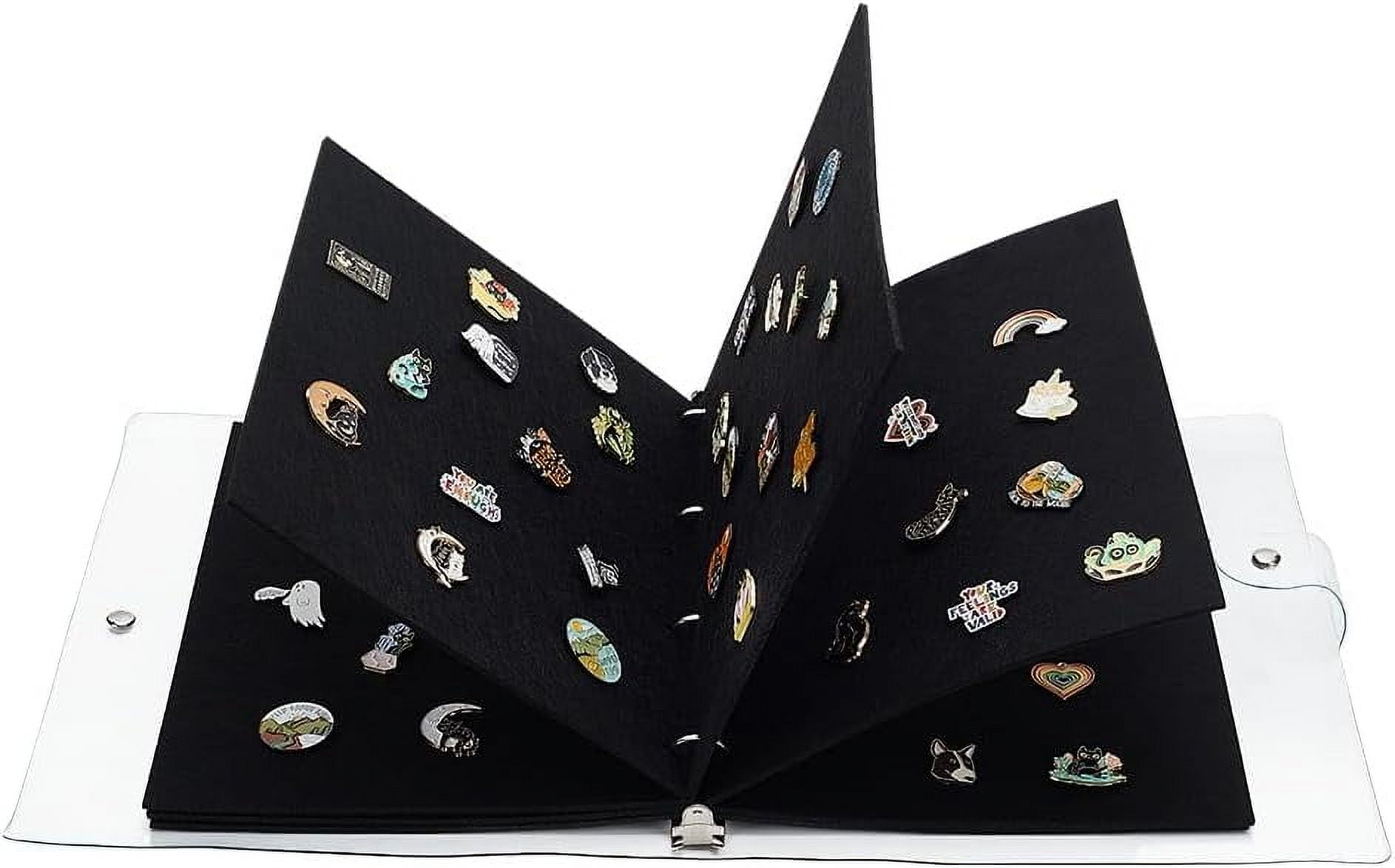 8 Pages A4 Portable Enamel Pin Book Pin Display Binder Pin Collection ...