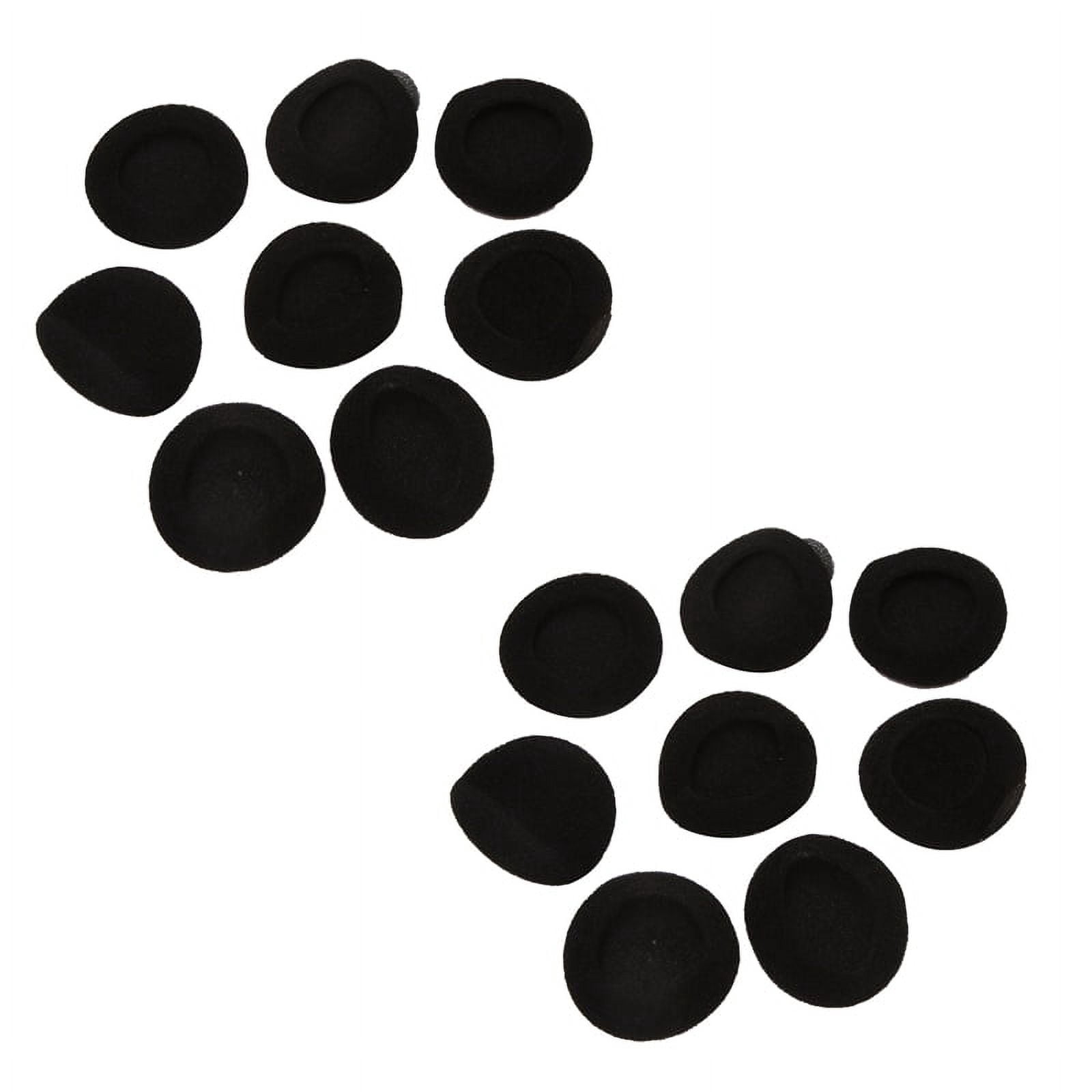 8 Pair 55mm Replacement Earphone Pad Covers for Headset Headphone Black ...