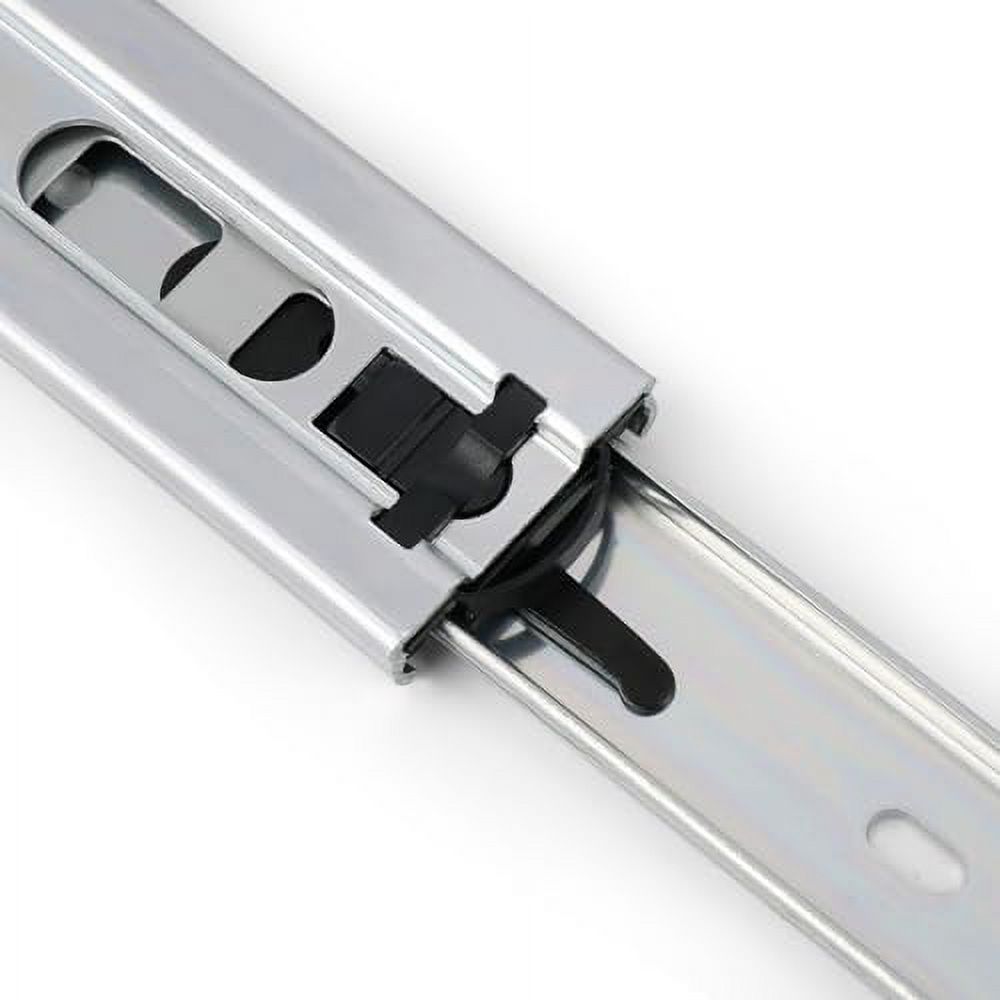 8 Pair Sliver Drawer Slides, Soft Close Ball Bearing Cabinet Drawer ...