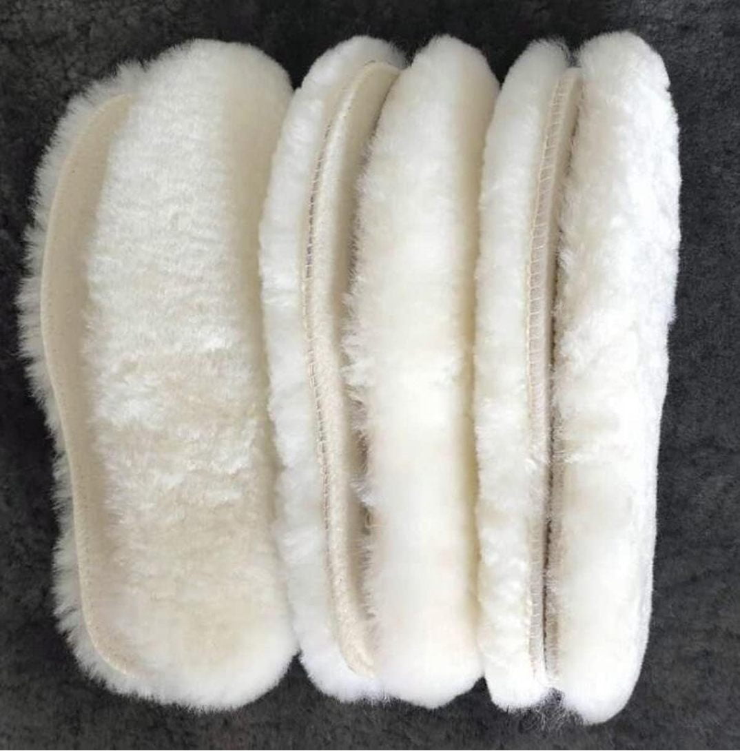 (8 Pair Wool Insole, Quality Natural Warm Fleece Sheepskin Shoe Insoles ...