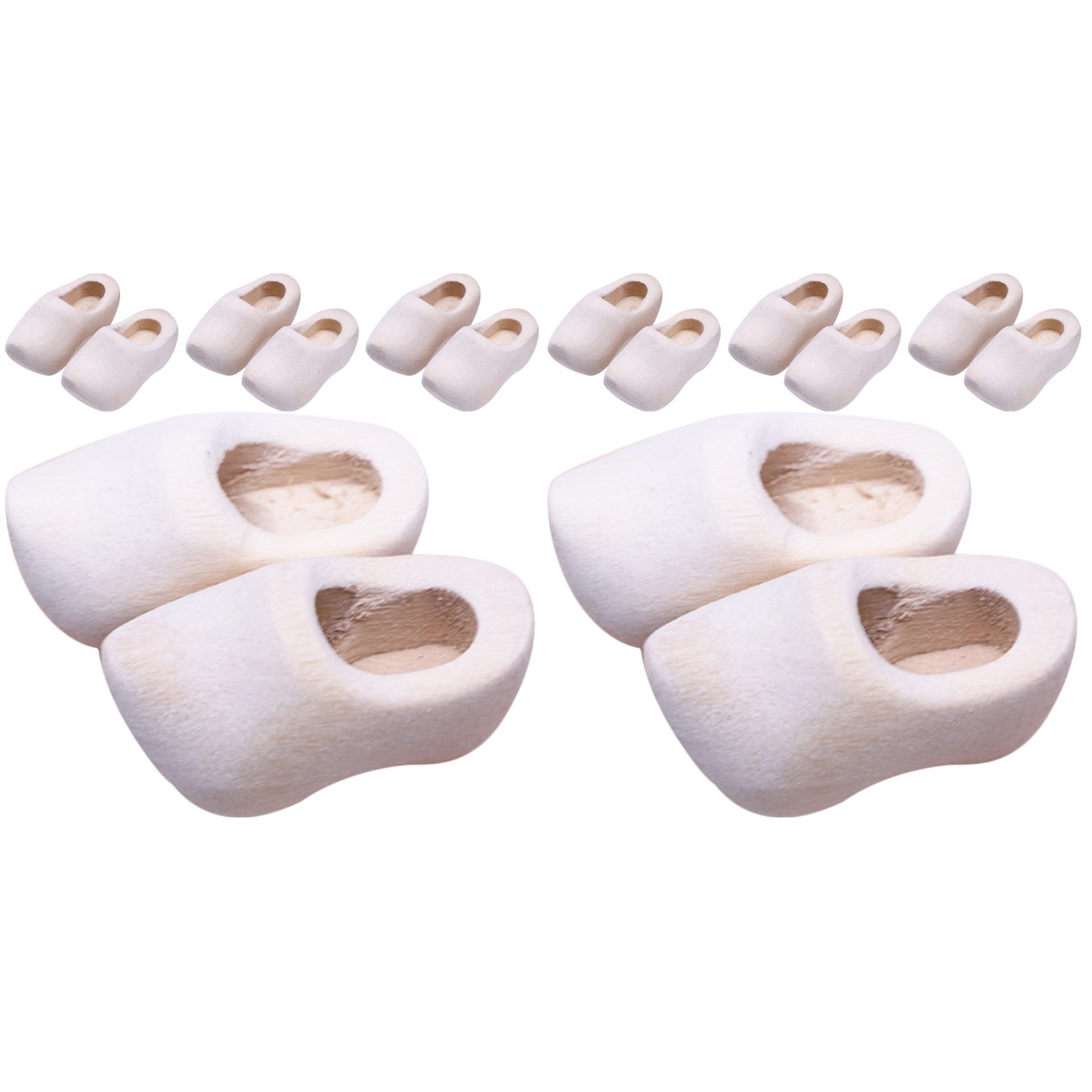 8 Pairs Decorations Kids Crafts Klompen for Mini House Landscape Models ...