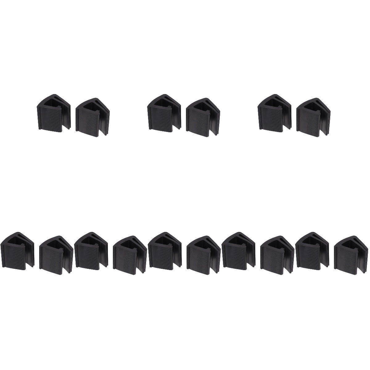8 Pairs Golfs Cart Replacement Windshield Clamps Retaining Clips (Black ...