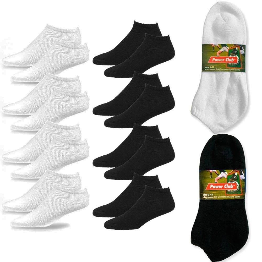 8 Pairs Mens Low Cut 9-11 Socks Cushioned Sport No Show Athletic Crew ...