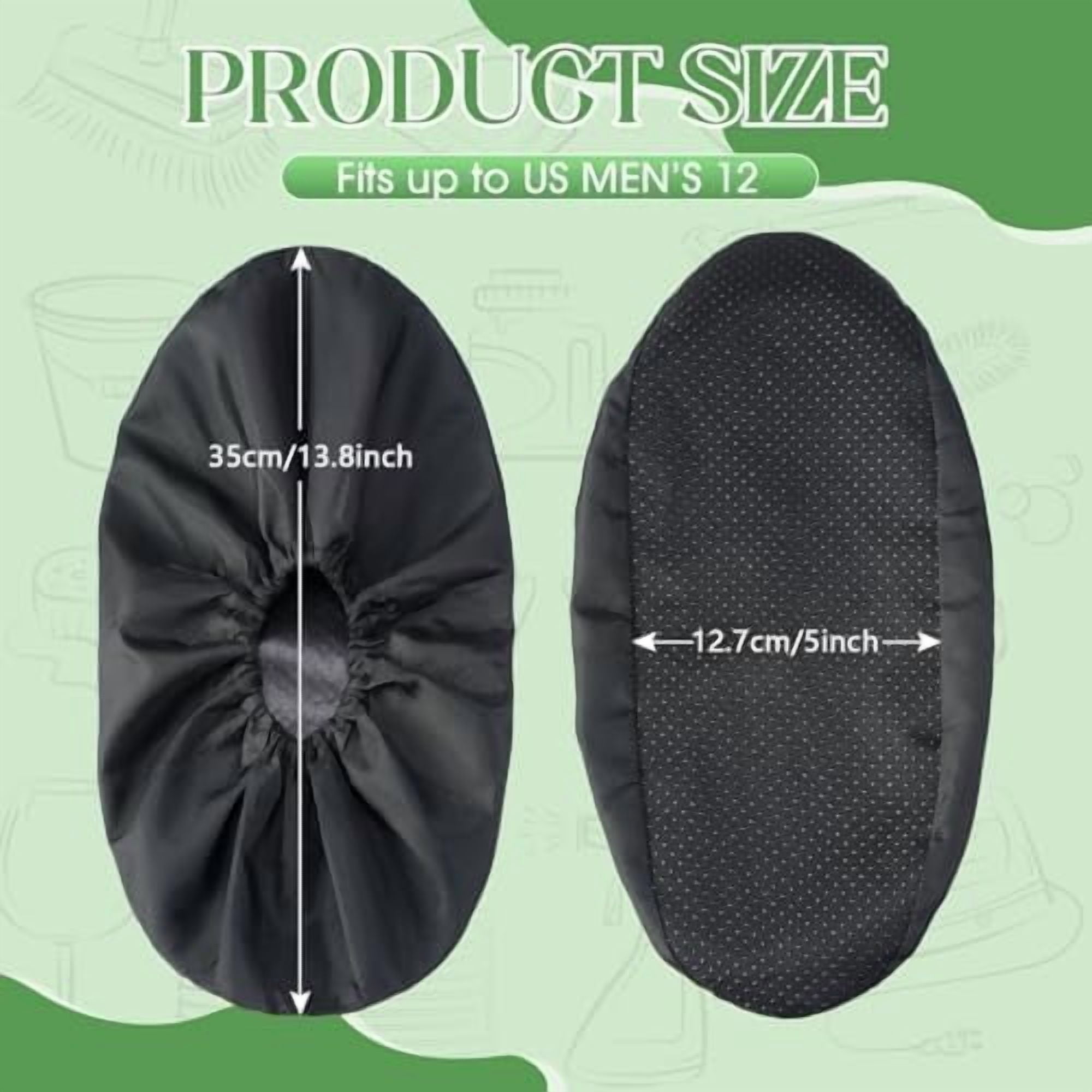 8 Pairs Non Slip Reusable Shoe Covers Waterproof Boot Covers for ...