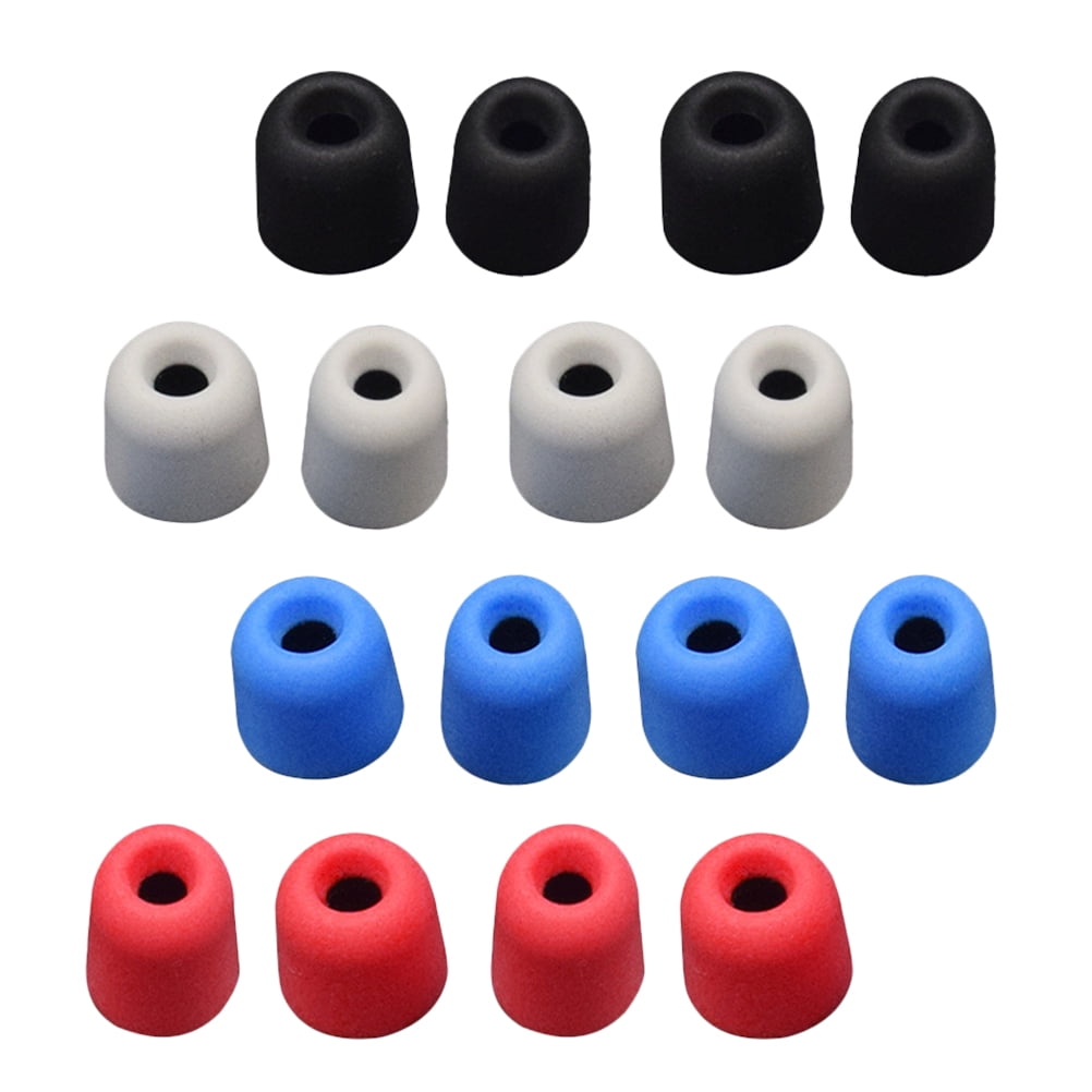 8 Pairs Replacement Ear Tips Device Buds Headset Muffs Spong Plugs ...