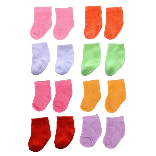 8 Pairs of Decorative Doll Socks Small Socks Toys Play House Ornaments ...
