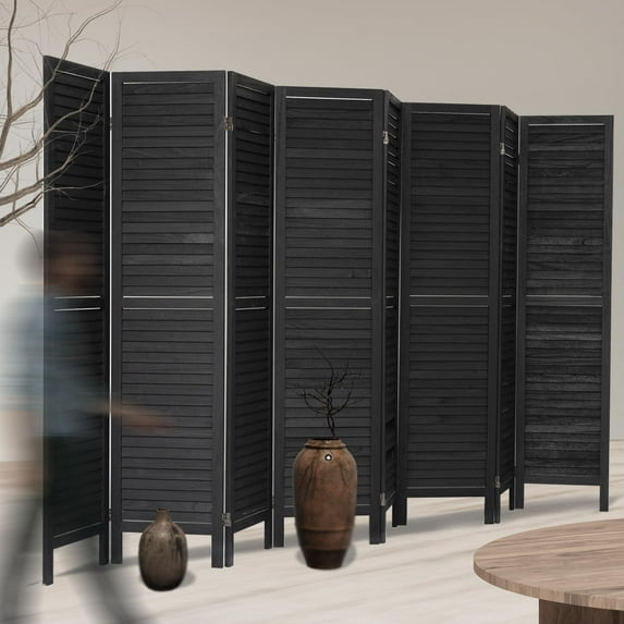 8 Panel Room Divider,5.6Ft Room Dividers and Folding Privacy Screens ...