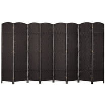 MoNiBloom 4 Panel Wood Room Divider, 6Ft Tall Folding Privacy Screen ...