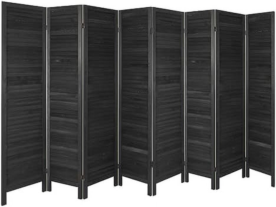 8 Panel Room Divider Folding Room Divider Privacy Screen 5.6Ft Tall ...