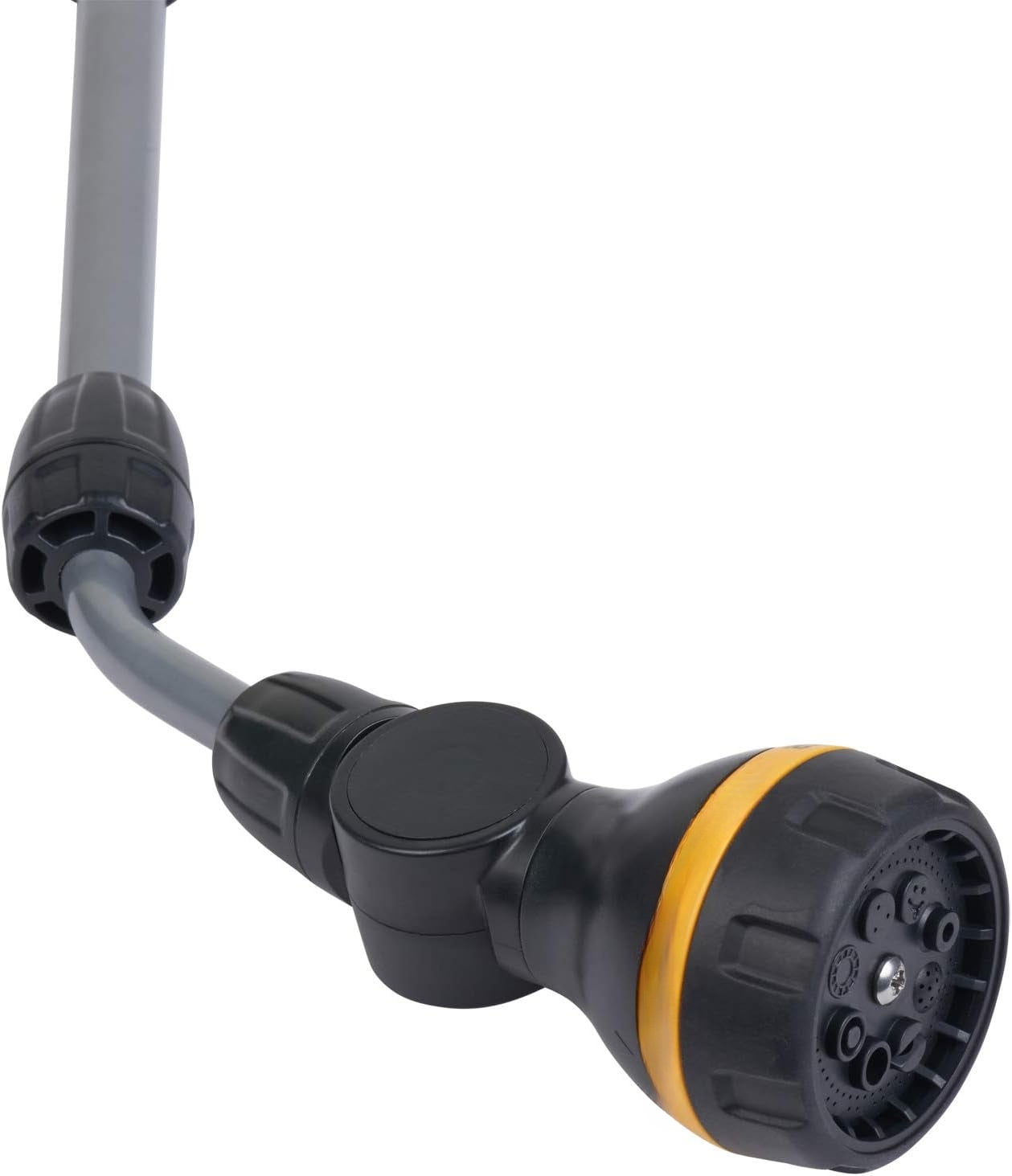8-Pattern Pivoting-Head QuickConnects Extension Wand, Black/Yellow ...