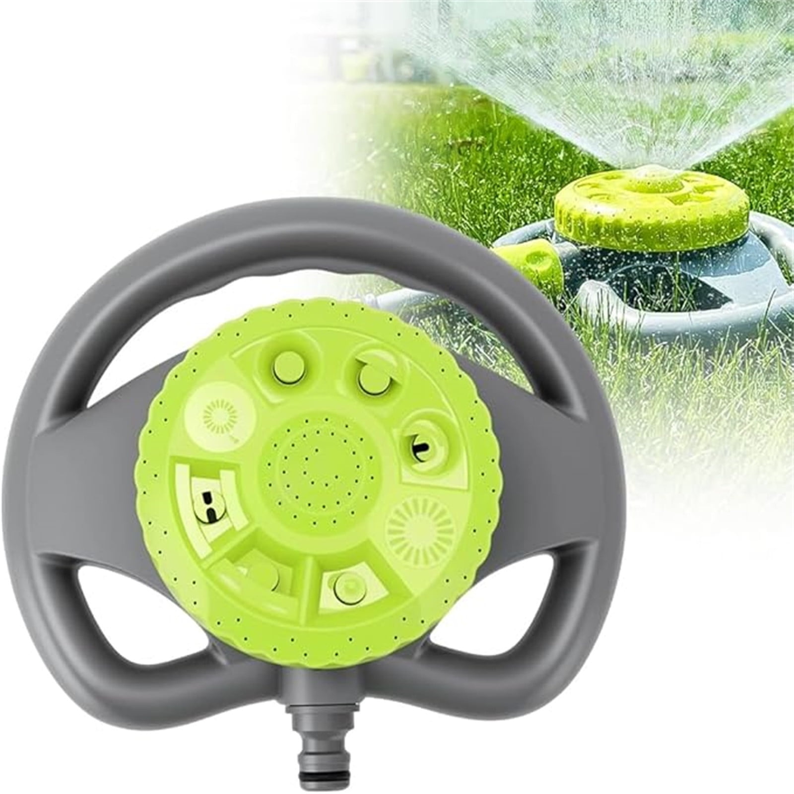 8 Pattern Turret Sprinkler, Multifunctional Circular Lawn Sprinkler ...