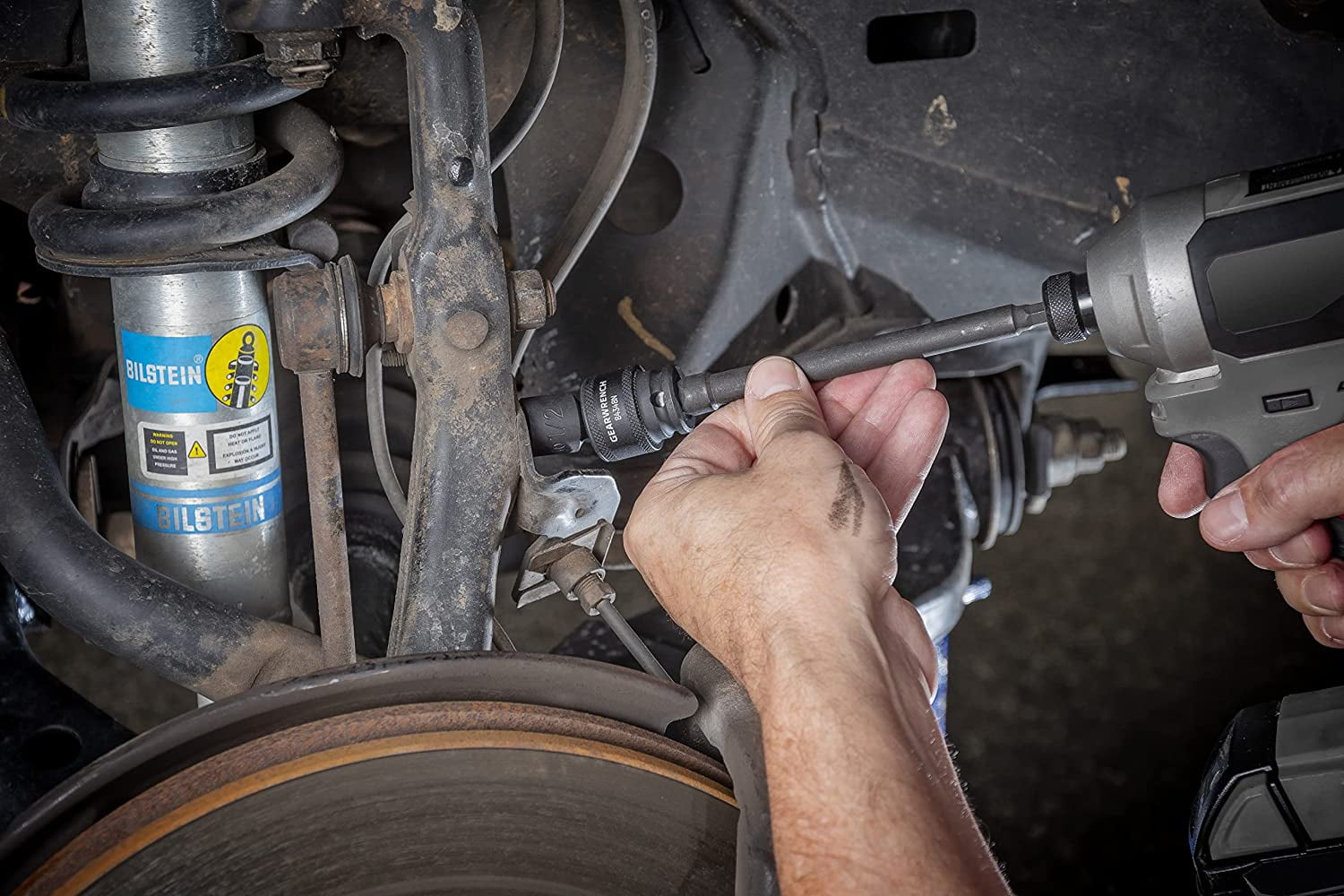 8 Pc. 3/8" Drive 6 Pt. Standard Universal Impact Socket Set, SAE ...