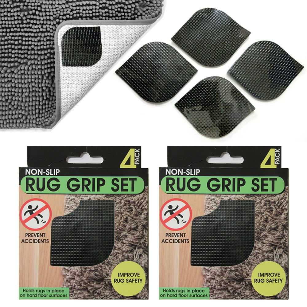 8 Pc Anti Slip Rug Gripper Set Carpet Grip Mat Non Skid Tape Adhesive ...
