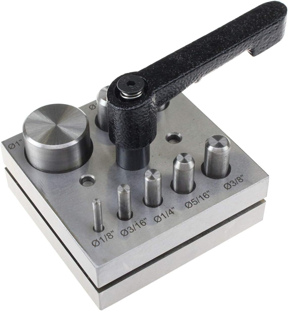 8 Pc Disc Cutter Set | Perfect Circles from 1/8" to 1" (3.2mm to 25.4mm ...