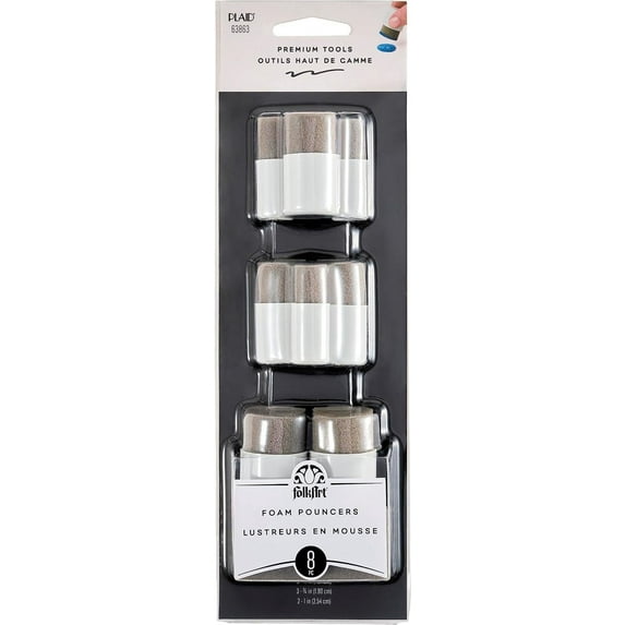 8 Pc Foam Pouncer Set Perfect for Stenciling, Pouncing, and Stippling ...