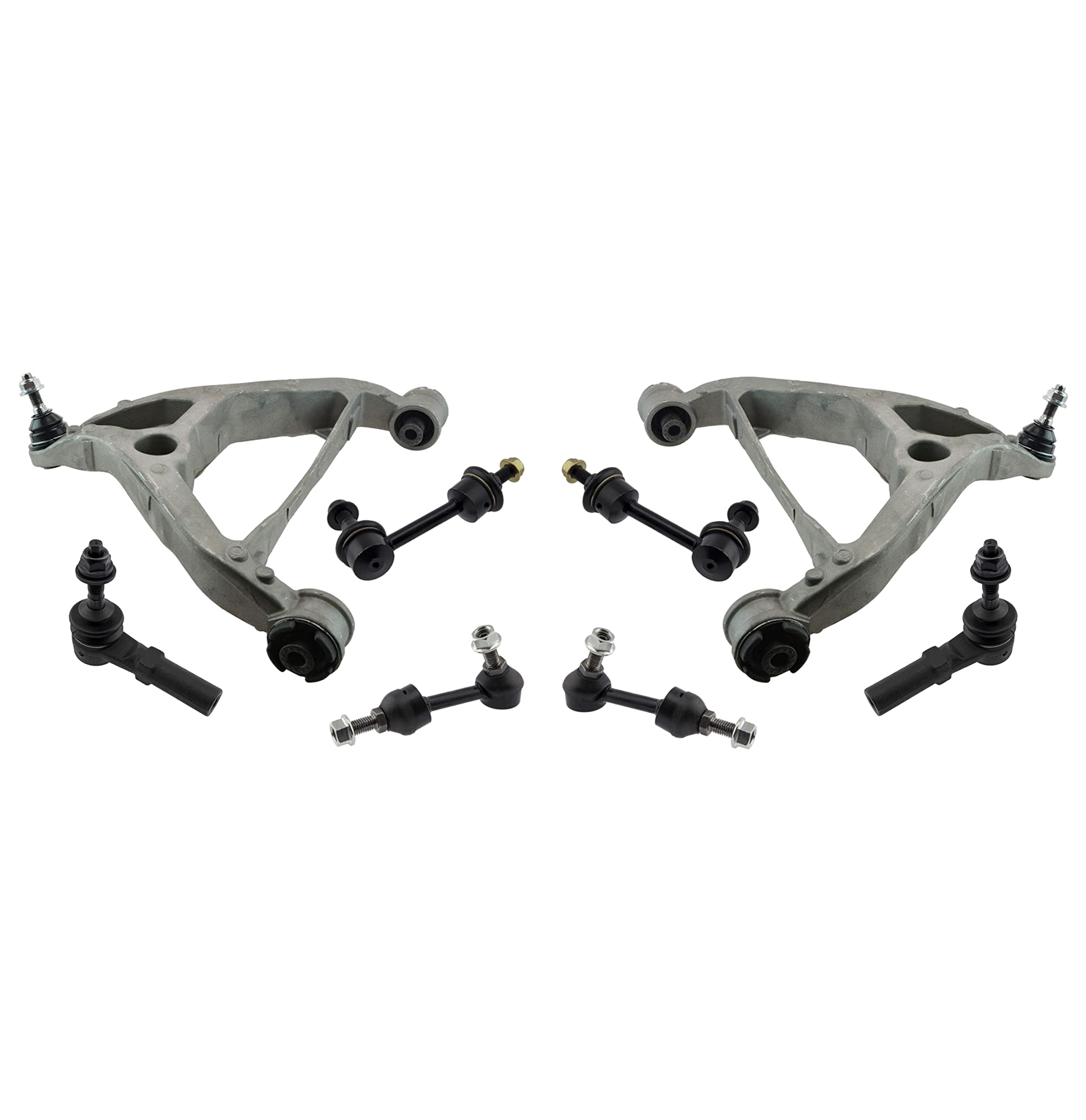 8 Pc Front & Rear Suspension Kit Lower Control Arms, Sway Bar Links ...
