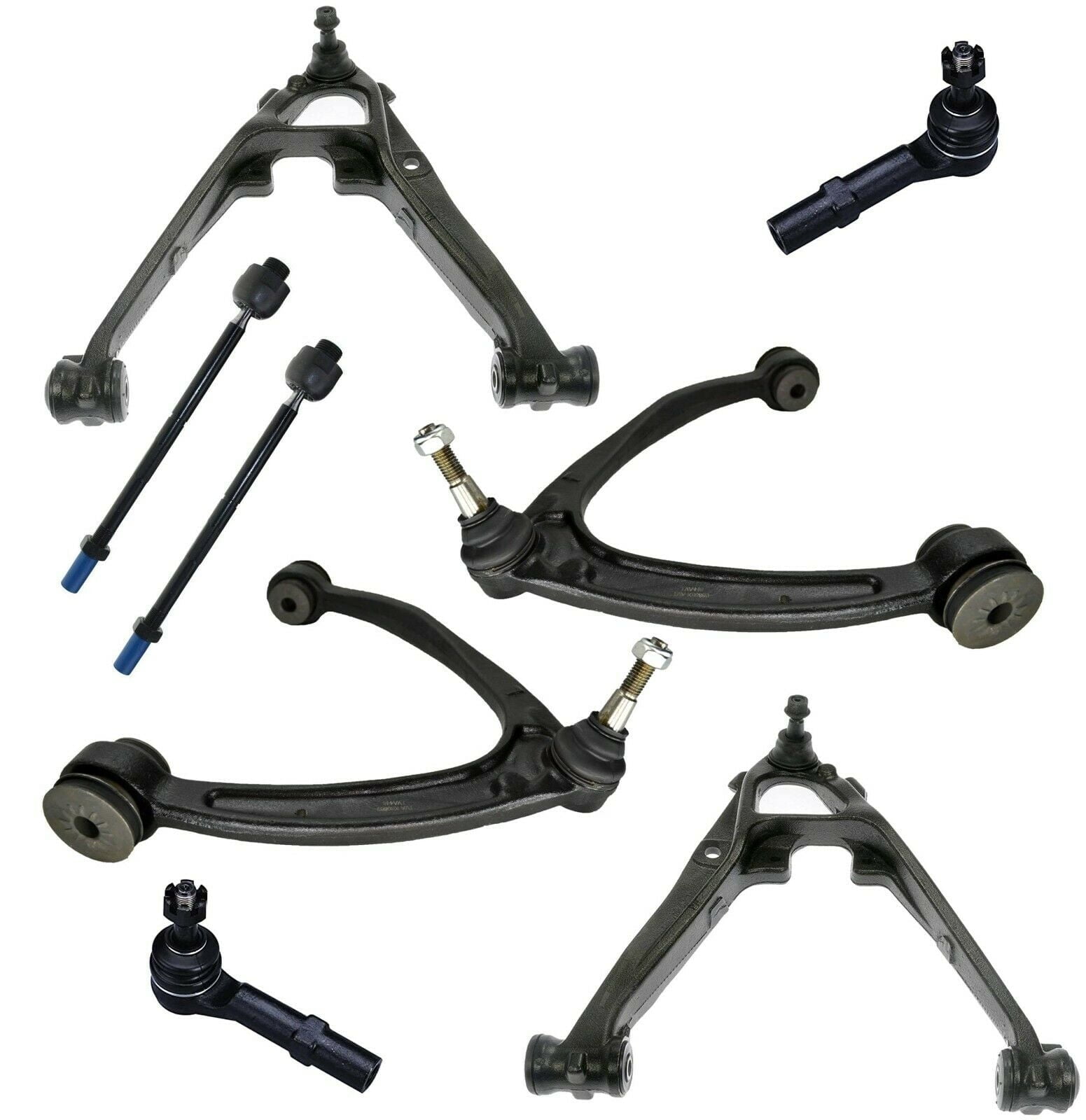 8 Pc Front Suspension Kit Excludes Hybrid Models Inner & Outer Tie Rod ...